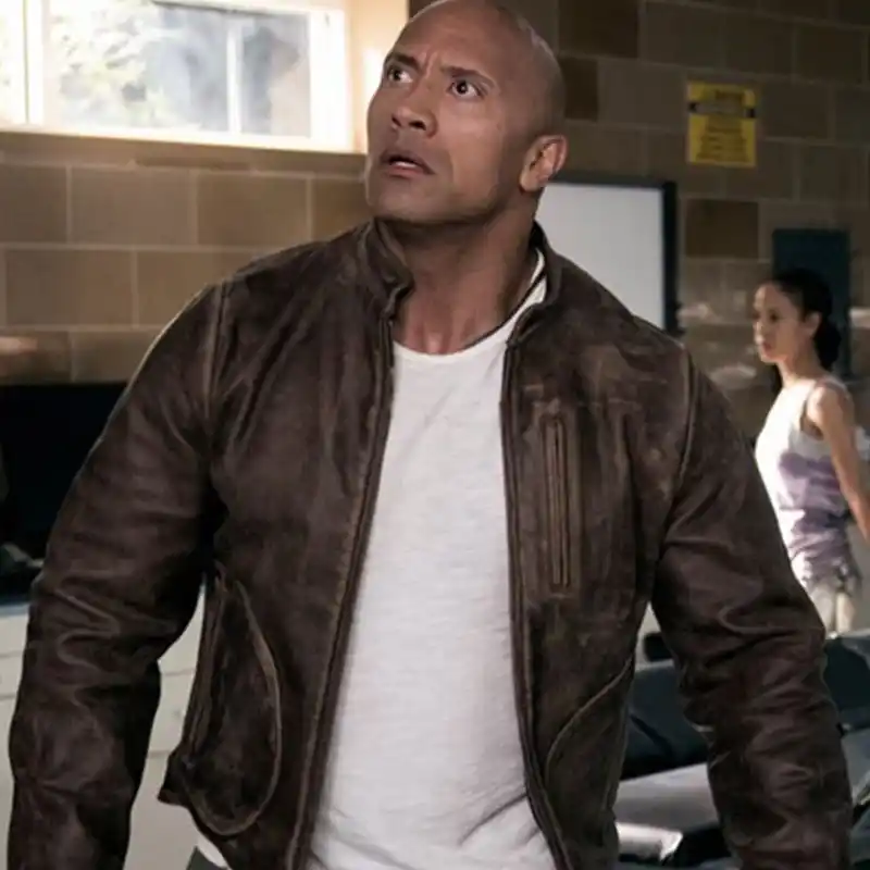 Rampage Dwayne Johnson Leather Jacket | Jackets MOB