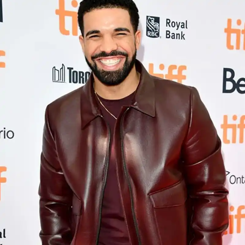 Drake Graham Toronto Film Festival Leather Jacket | JM