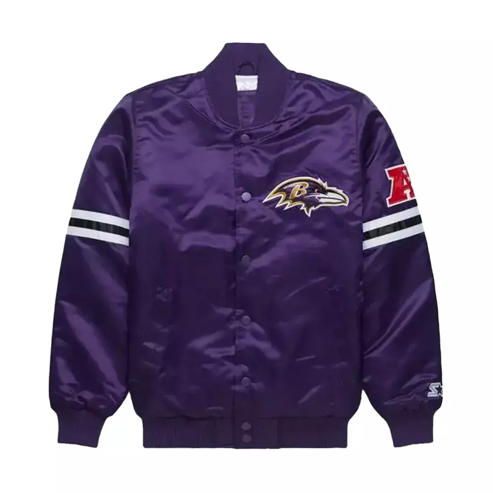 Baltimore Ravens Purple Bomber Jacket | Jackets MOB