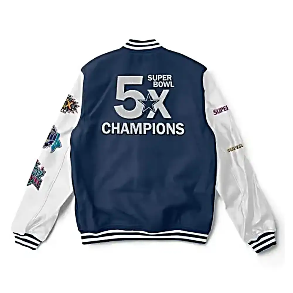 Dallas Cowboys Super Bowl 5x Jacket | Jackets MOB
