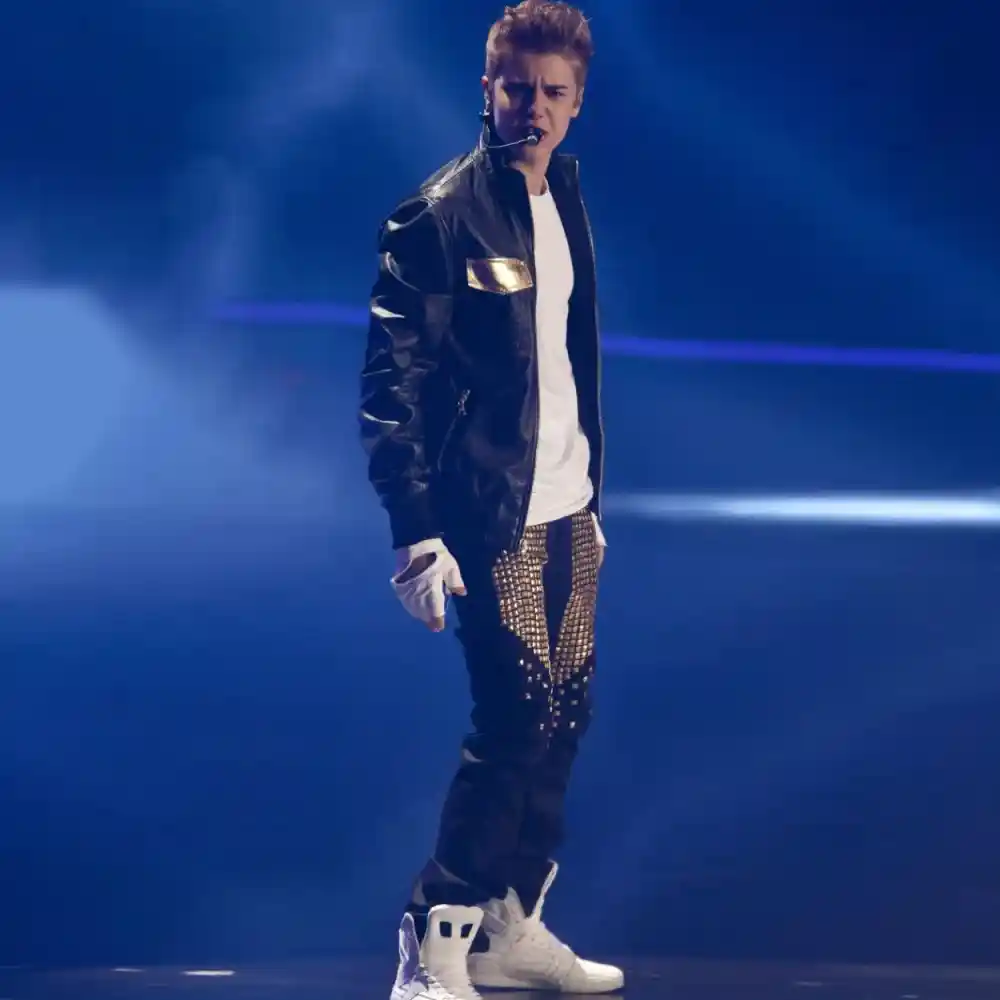 Justin Drew Bieber Black Bomber Jacket | Jackets MOB