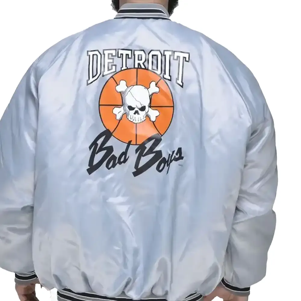 Detroit Bad Boys Mens Black Cotton Jacket | Jackets MOB