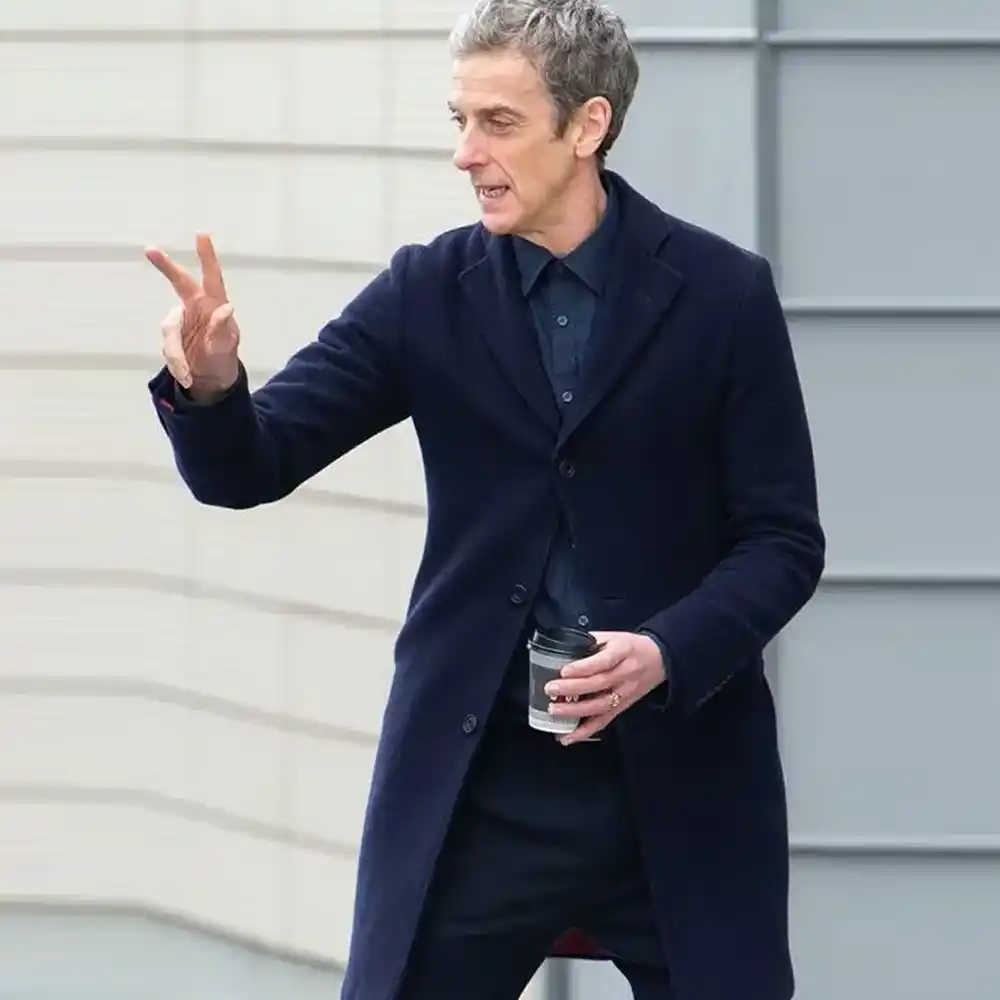 Doctor Who 12th Doctor Blue Wool Coat | Jackets MOB