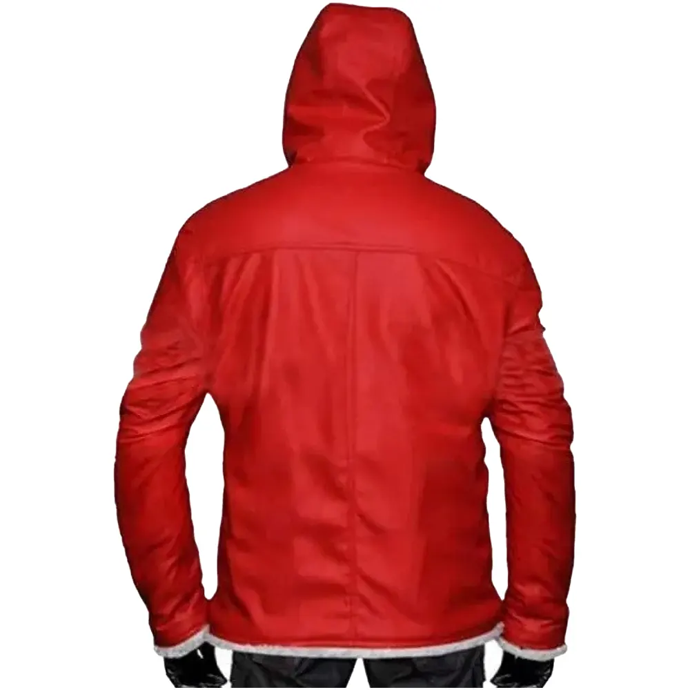 Santa Claus Christmas Red Hooded Jacket | Jackets MOB