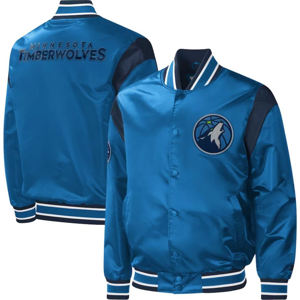 Minnesota Timberwolves Force Play Varsity Jacket | JM