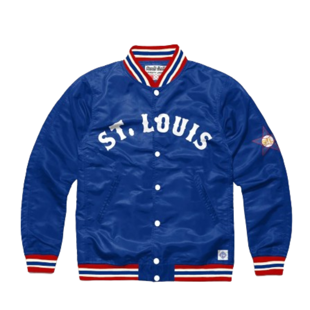 St. Louis Stars Satin Varsity Jacket | JM