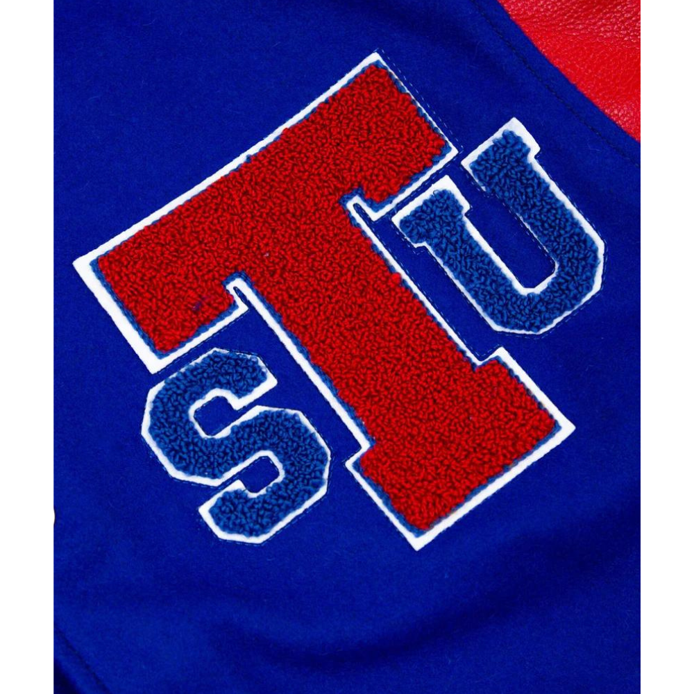 Tennessee State Motto 3.0 Blue Varsity Jacket | JM