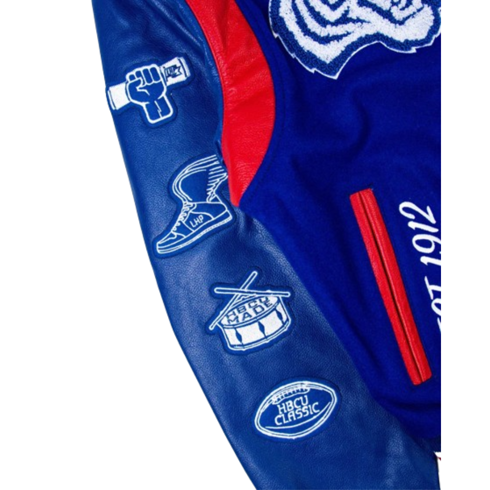 Tennessee State Motto 3.0 Blue Varsity Jacket | JM