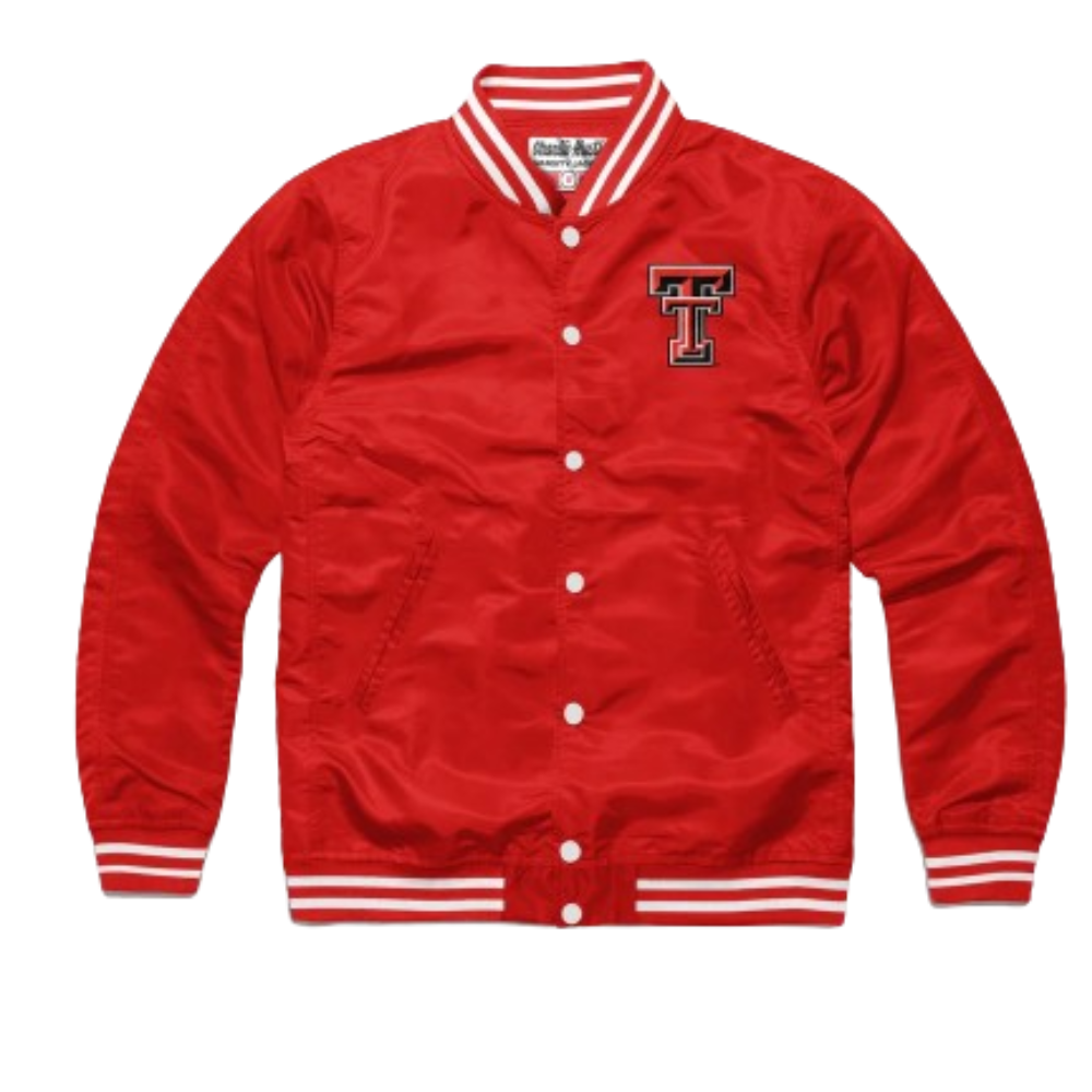 Texas Tech Varsity Satin Jacket | JM