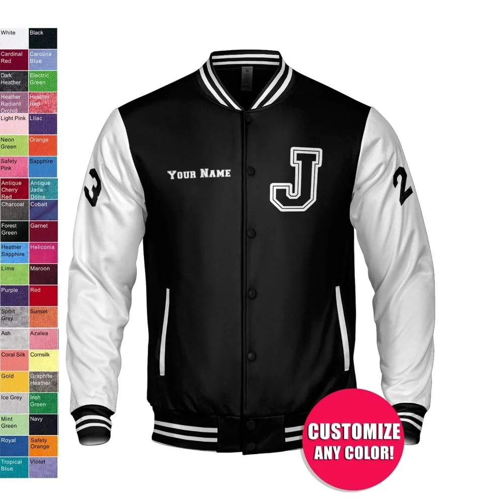 Custom Varsity Jacket - Available In All Colors - Jackets MOB