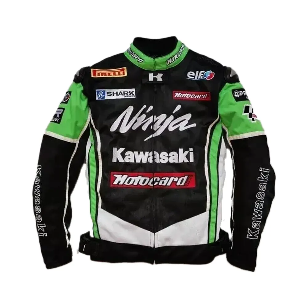 Men's Kawasaki Ninja Racing Cordura Motorbike Jacket
